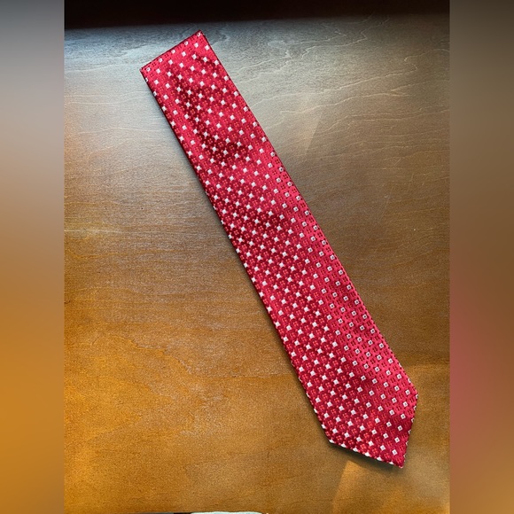 Sean John | Accessories | Sean John Red Pattern Tie | Poshmark